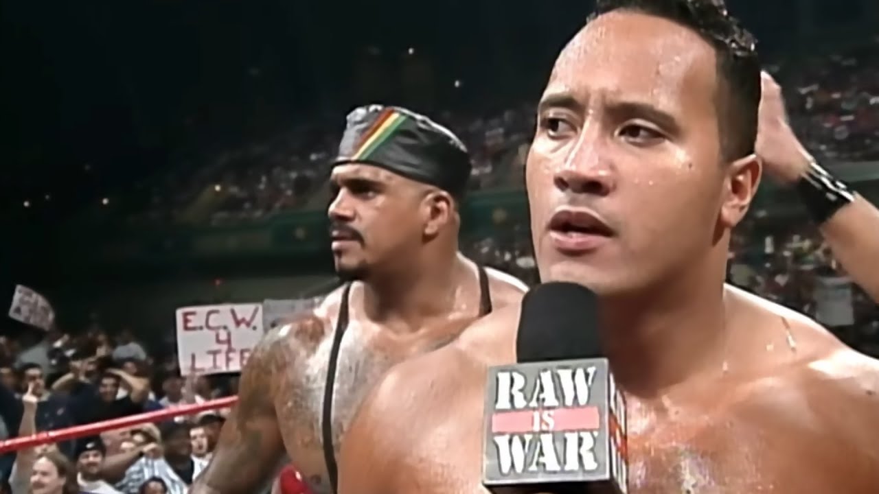 The Rock (Rocky Maivia) First Promo After Joining The Nation of ...