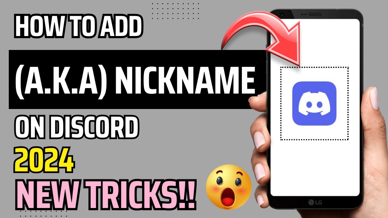 HOW TO ADD AKA NAME ON DISCORD SET NICKNAME ON DISCORD SERVER (2024 ...