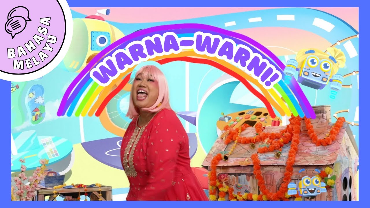 Lagu Warna Warni! Colours Song - STEM Educational Video in English ...