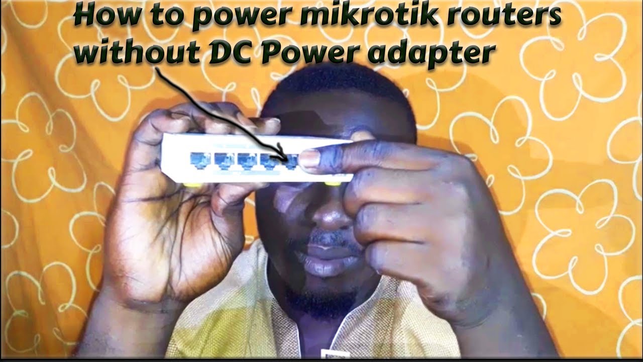 How to power on Mikrotik Router without DC power - YouTube