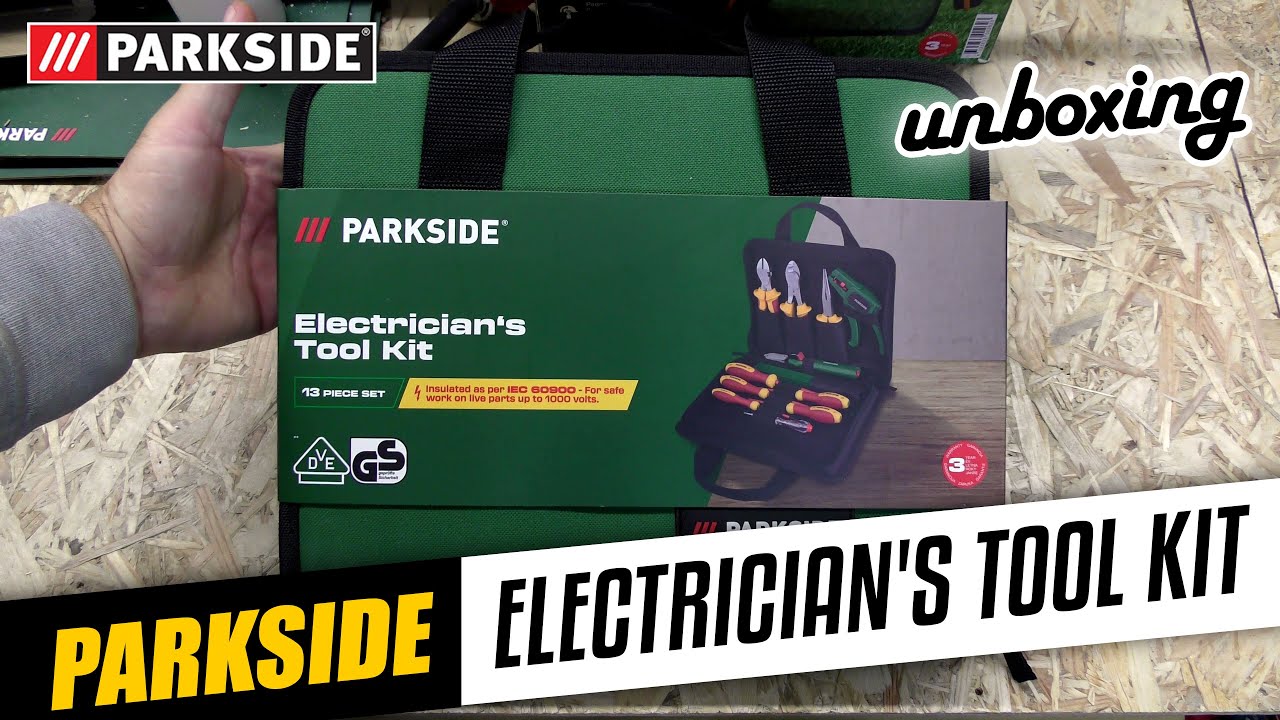 Parkside Electrician's Tool Kit Unboxing #parkside #electrician - YouTube