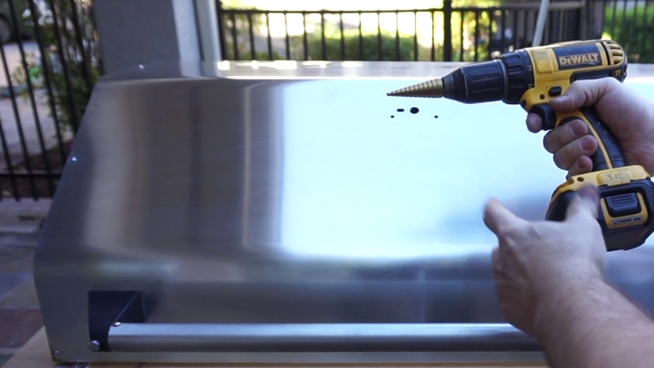 Installing Professional Temperature Gauge on Gas Grill - YouTube