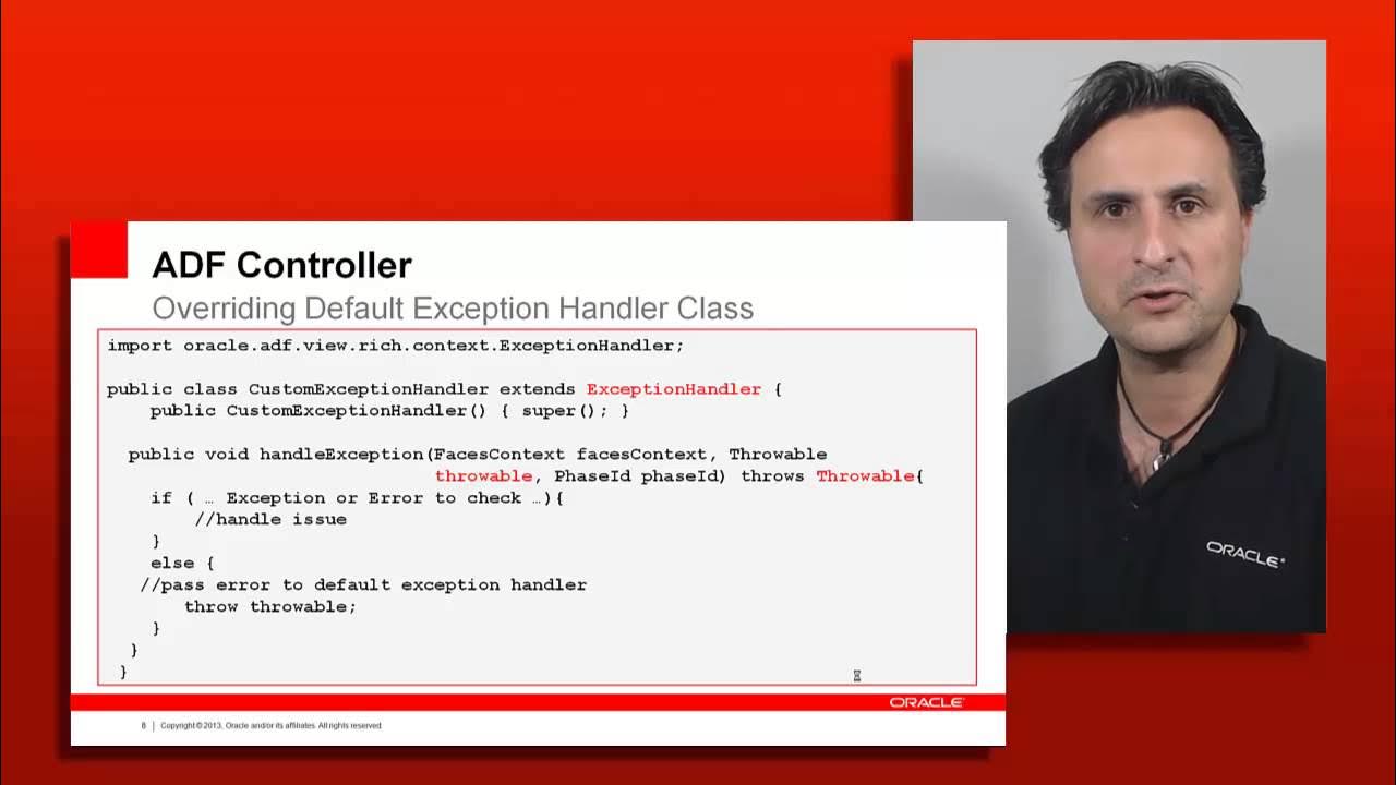 57. Development - Error Handling - ADF Controller Exception Handlers - YouTube