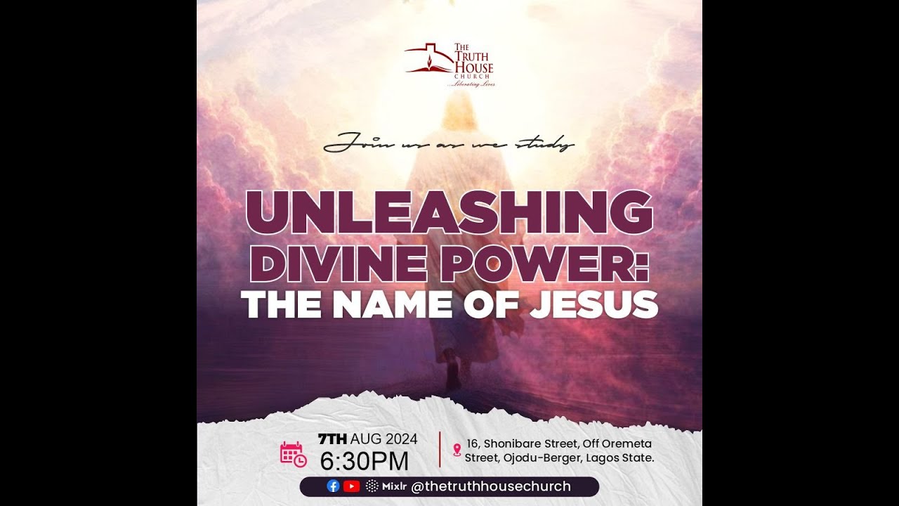 UNLEASHING DIVINE POWER : THE NAME OF JESUS || Hour of Truth || 07.08. ...