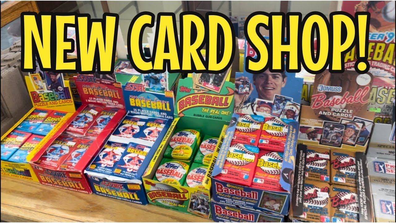 Visiting A New Local Sports Card Shop! Buying A 1957 Mays! - YouTube