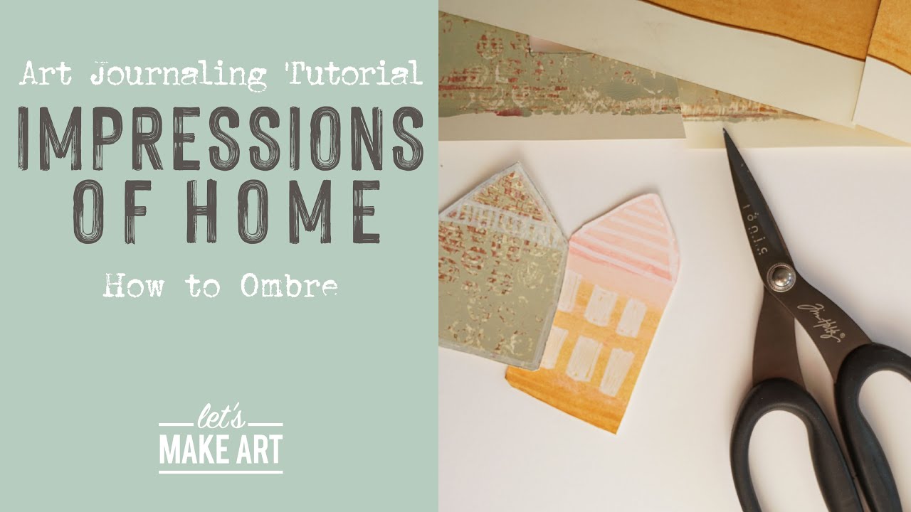 How to Make an Ombre Print | Easy Mixed Media Art Printmaking Lesson by ...