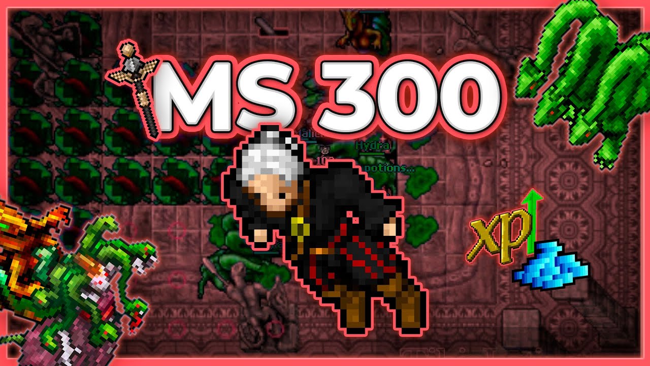 MS 300 Hunt Solo Deeper Banuta 6.9kk/h (300%) - Tibia Hunt #tibia # ...