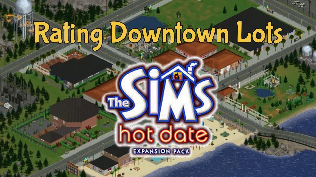 Retro Review: Rating Downtown Lots in the Sims 1 Hot Date! - YouTube
