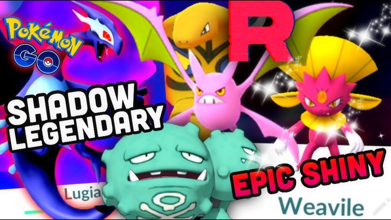 SHADOW LEGENDARY & 9 NEW SHINY POKEMON IN POKEMON GO | TEAM GO ROCKET ...