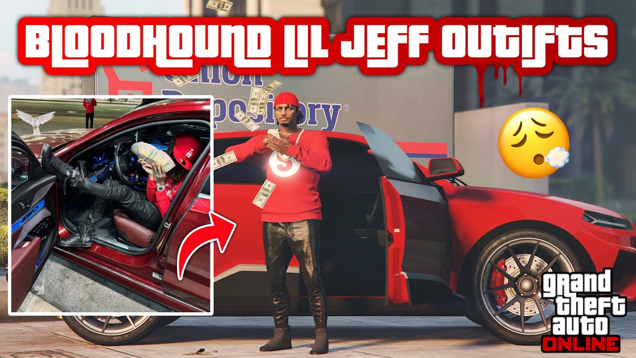 How To Dress Like Bloodhound Lil Jeff On GTA 5🔥 | Outfit Tutorial - YouTube