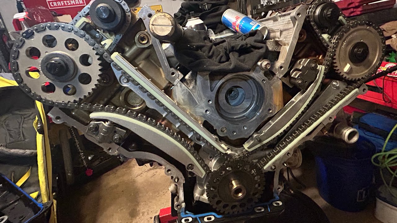 Timing Chain Install 4.6 4v (Cobra or Mark VIII) - YouTube