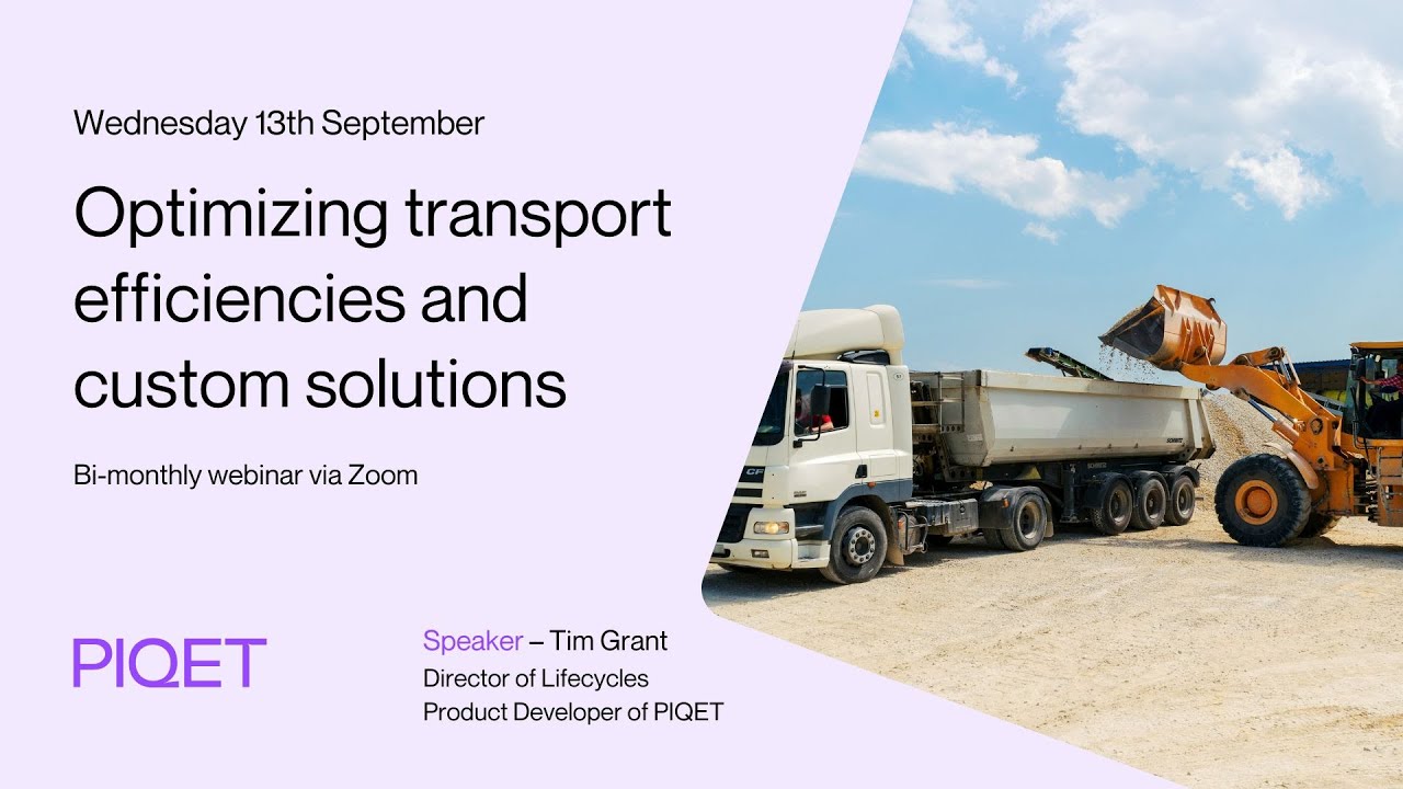 PIQET Webinar - Optimizing transport efficiencies and custom solutions ...