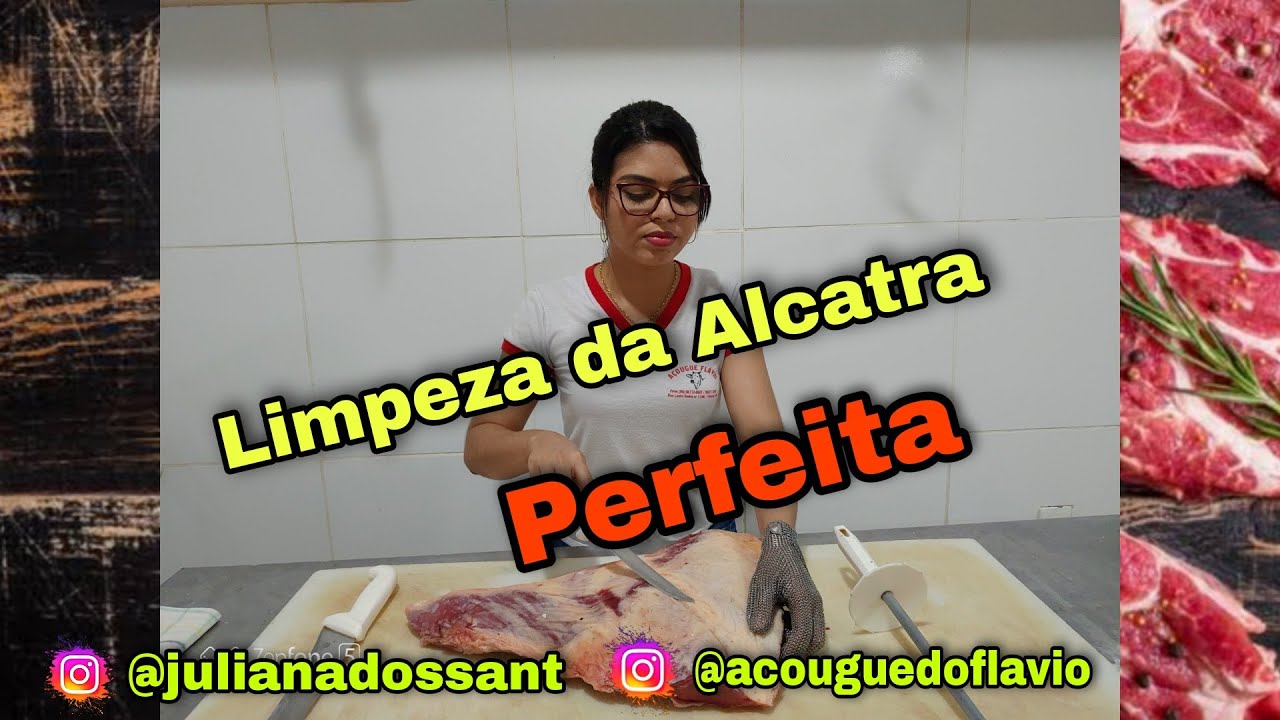 COMO LIMPAR CORRETAMENTE UMA PECA DE ALCATRA COMPLETA - YouTube