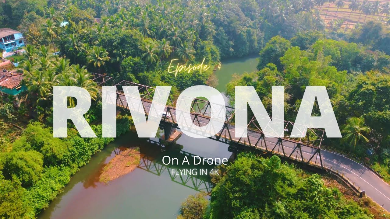 Beauty of Rivona from a Drone | Hidden beauty of Goa | Goa from a drone ...