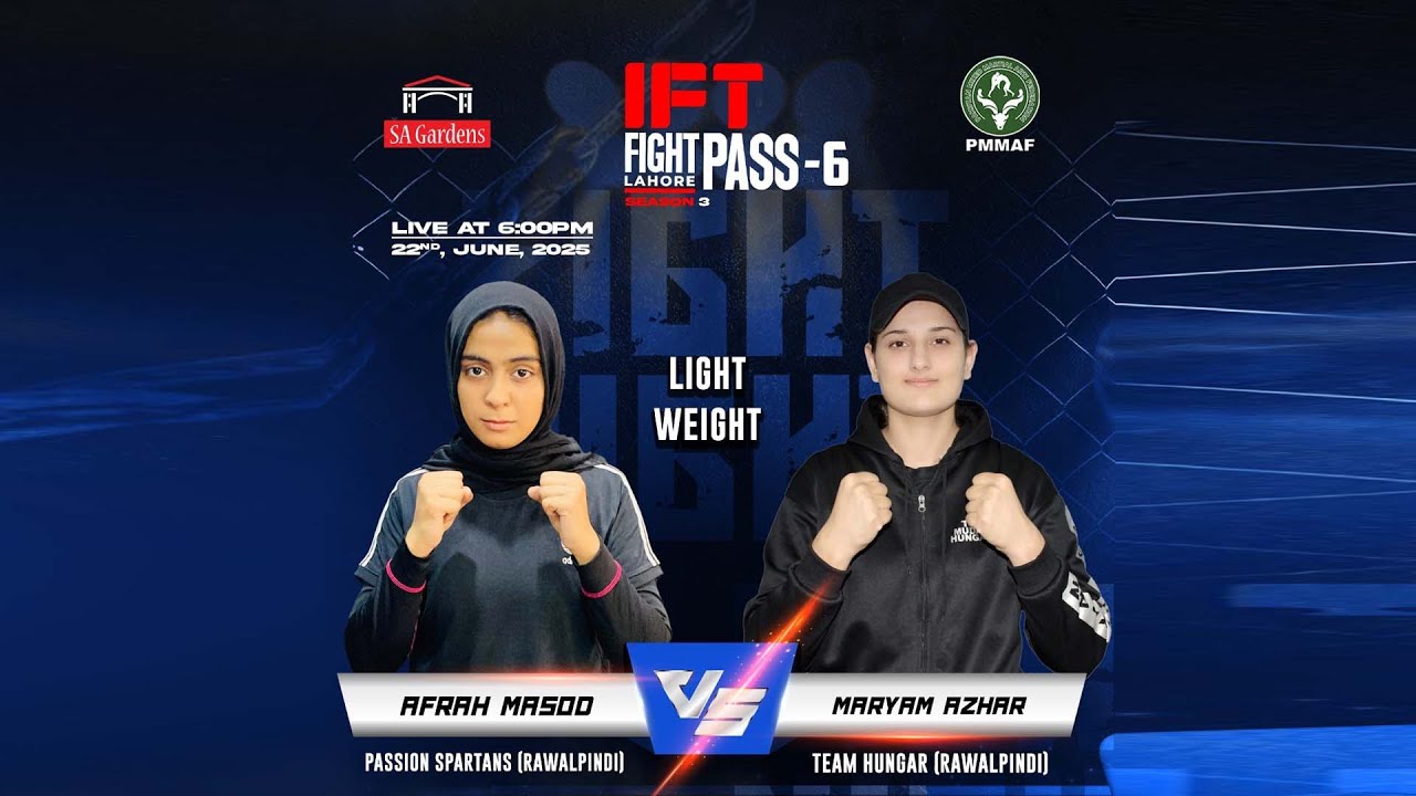 Afrah Vs Maryam | ift fight pass lahore season 3 | full fight - YouTube