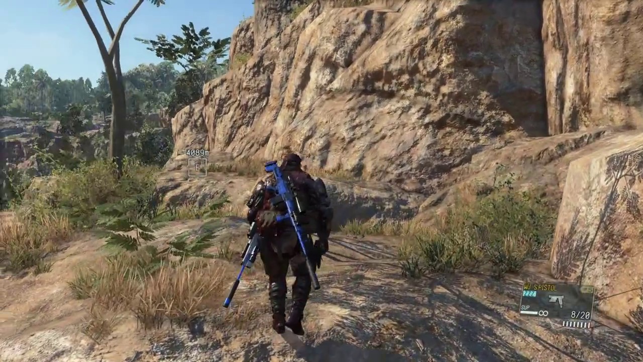 HOW BIG IS THE MAP in Metal Gear Solid V (Map 2: Angola)? Walk Across ...