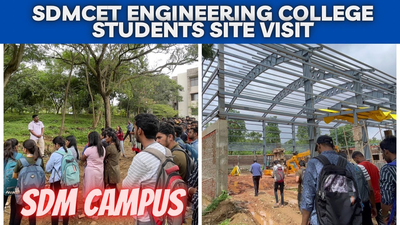 SDM Engineering College Site Visit (SDMCET ,Dharwad ) || Sports Indoor ...