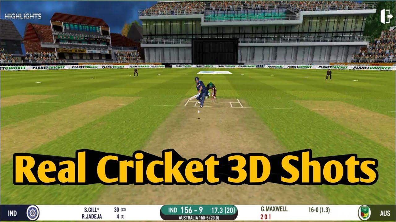 Real Cricket 3D Shots|cricket videos - YouTube