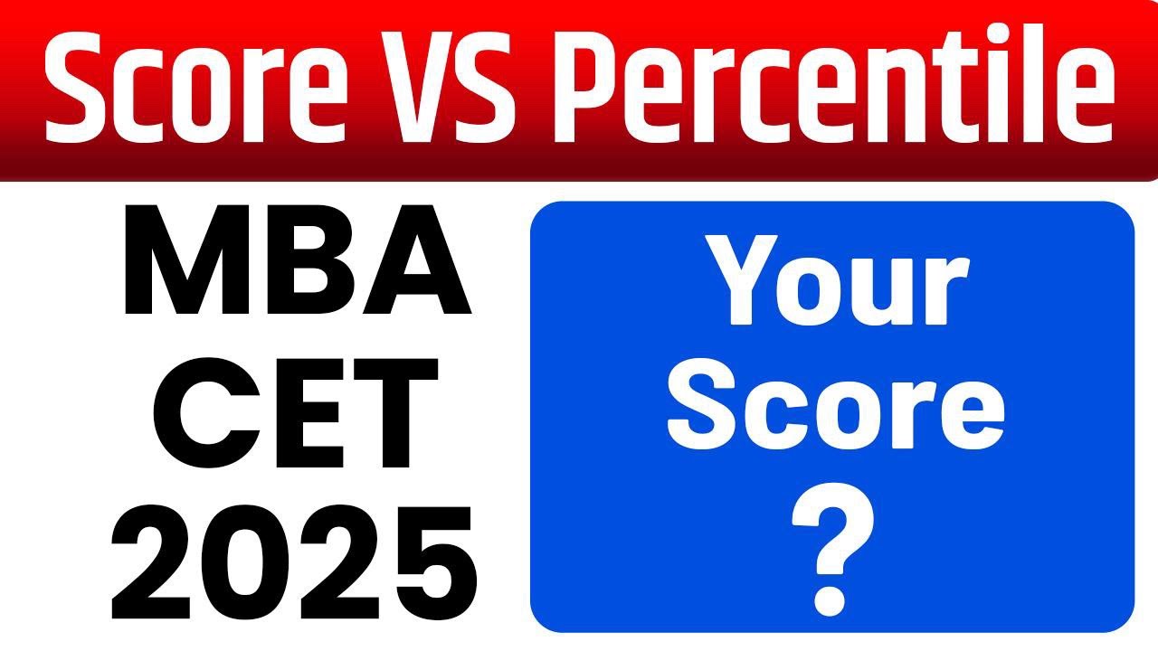 MBA CET 2025 | Score VS Percentile | Score predictor | #CrossQ - YouTube