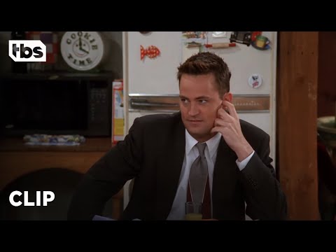 Friends: Chandler Kisses All the Girls Goodbye (Season 5 Clip) | TBS