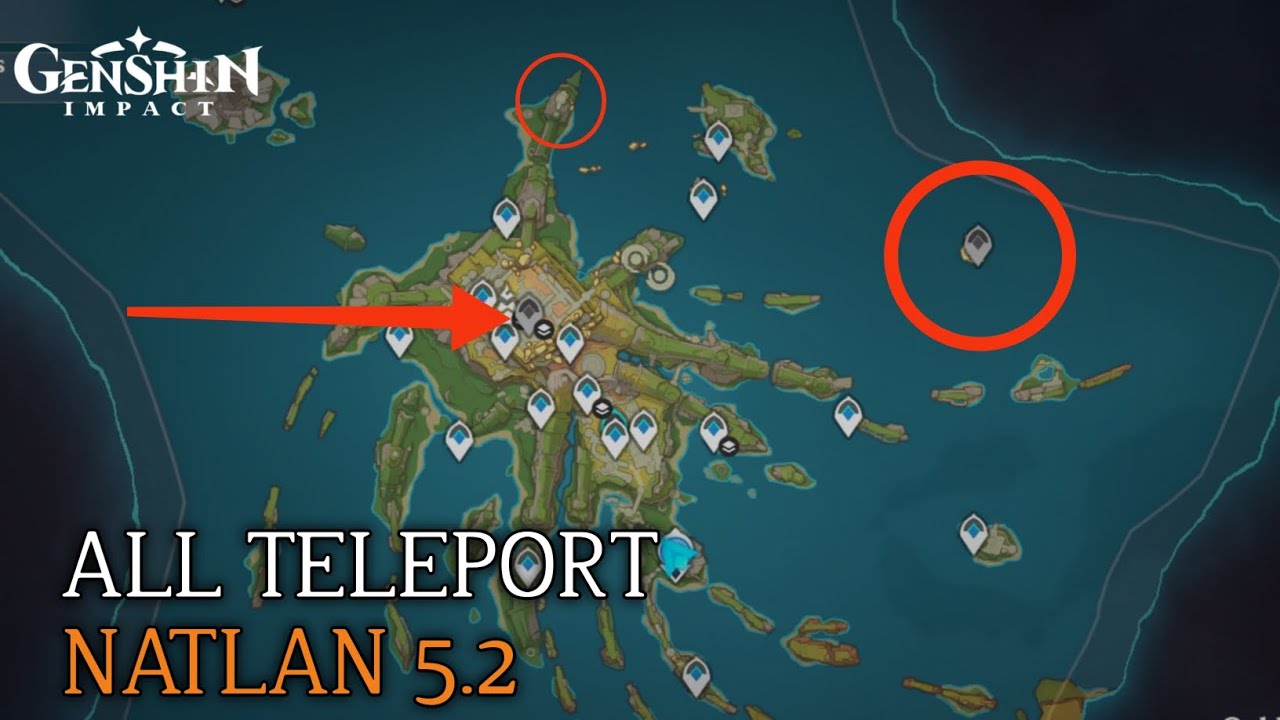Cara Membuka 3 Hidden Teleport Natlan 5.2 | Genshin Impact Indonesia ...