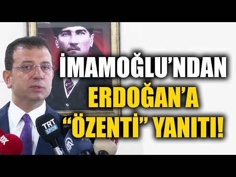 Ekrem İmamoğlu'ndan Erdoğan'a 'özenti' Yanıtı!