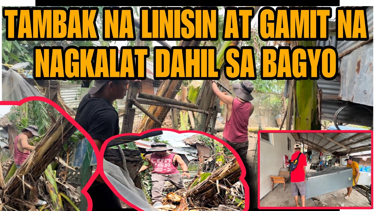 TAMBAK NA LINISIN AT MGA GAMIT NA NAG KALAT| VAL SANTOS MATUBANG I ...