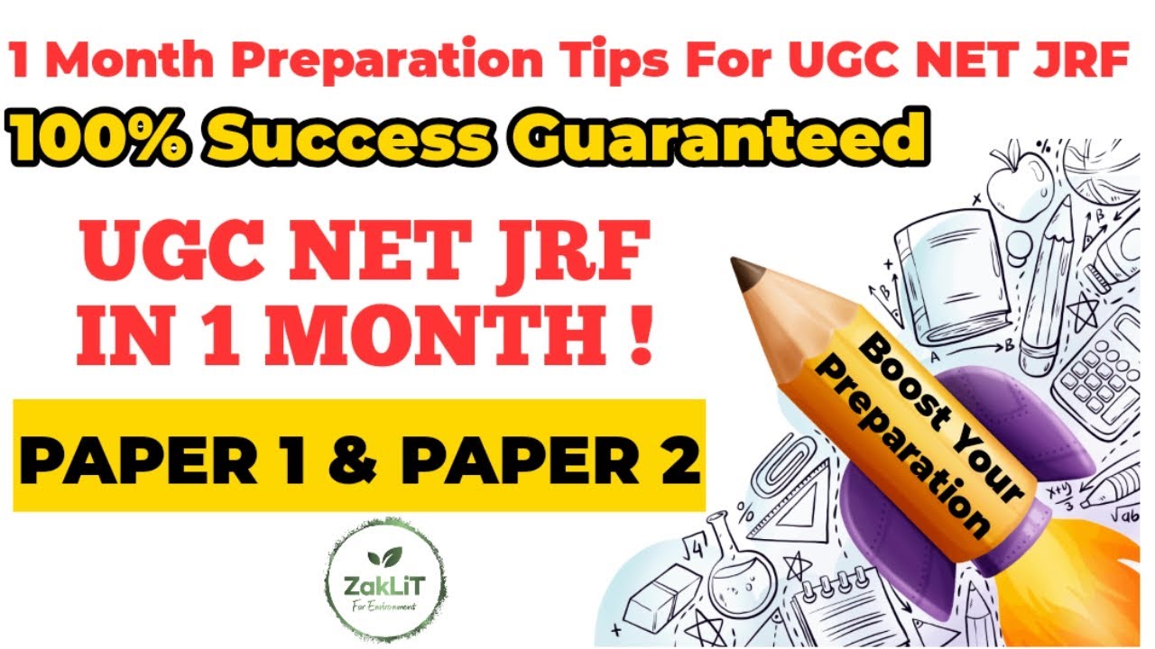 🔴UGC NET JRF 1 Month Tips_100 % Success Guaranteed - YouTube