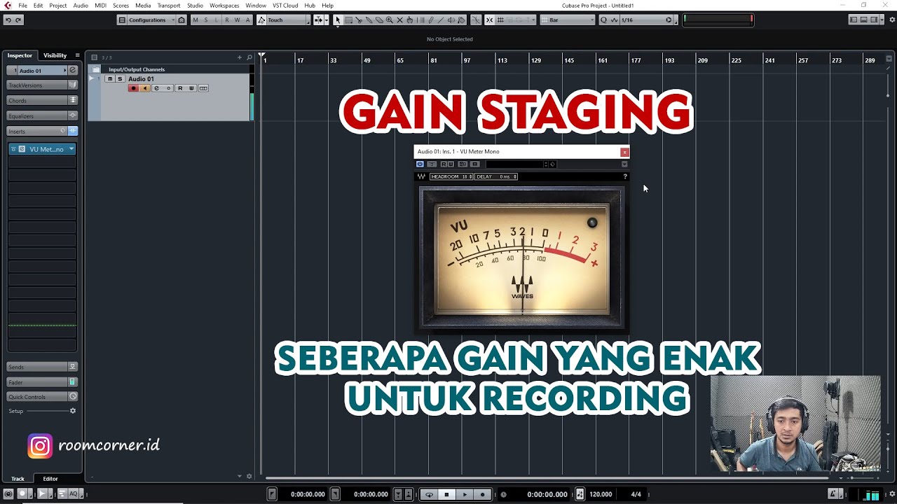 Cara Mengatur Gain Recording yang Bagus - TUTORIAL RECORDING CUBASE # ...