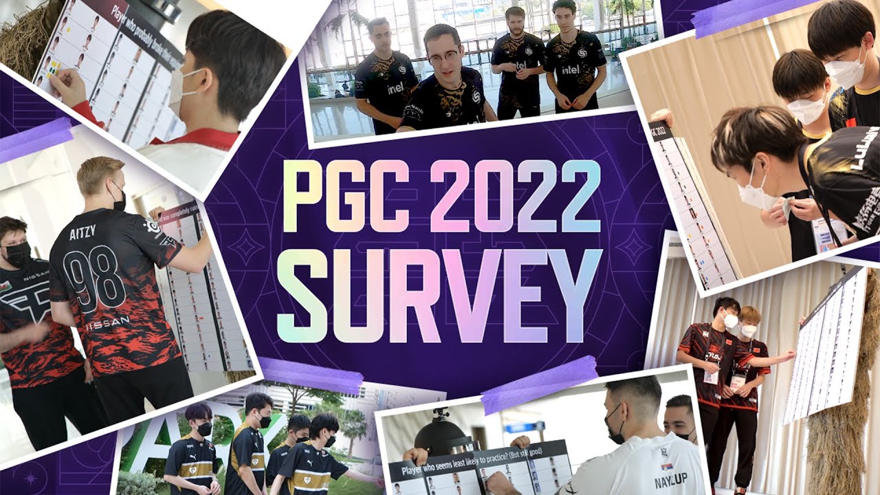 Who is the most voted player in 4 questions?ㅣPGC 2022 Survey - YouTube