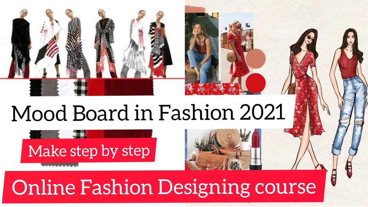 Free online FASHION Design Course // FASHION Mood Board //Free Online ...