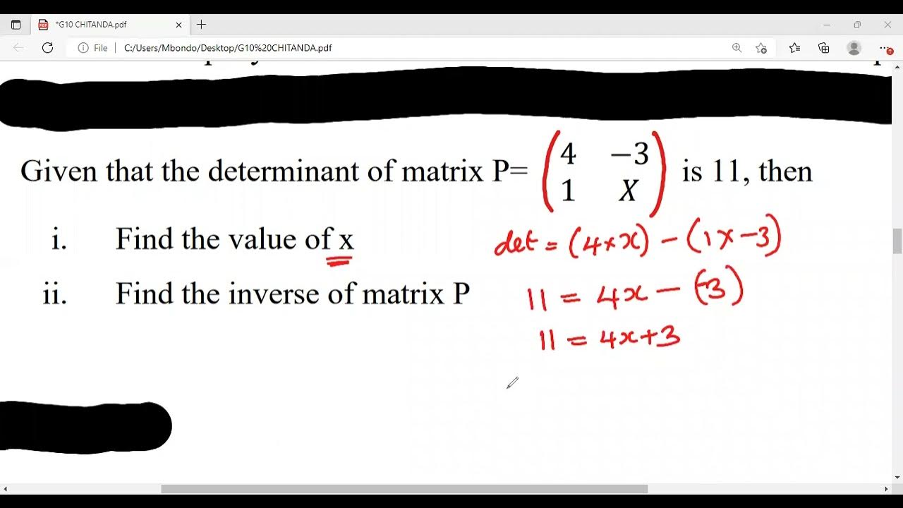 determinant-of-a-2-by-2-matrix-youtube