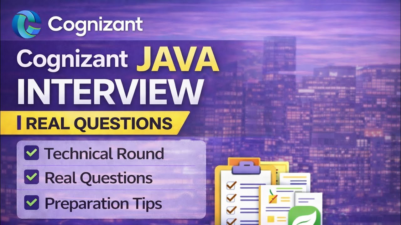 Cognizant Java Interview Experience | 3–5 Years | Real Questions | Dec ...