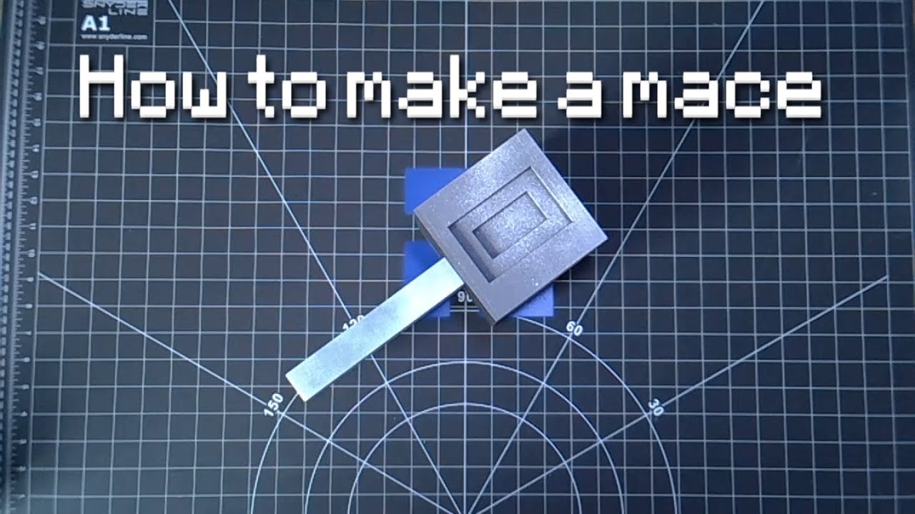 How to make a small mace - YouTube