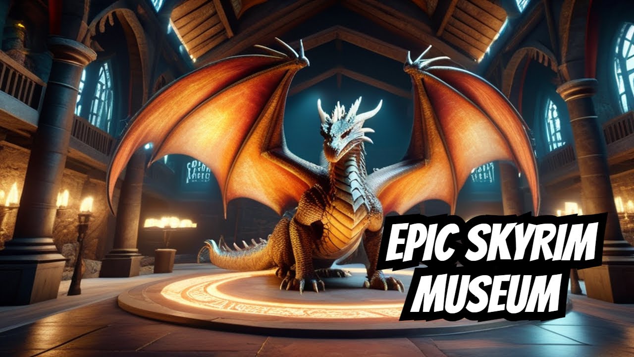 DragonBorn Museum Guide | Ultra Modded 2000+ Mods Skyrim AE 2024 - YouTube