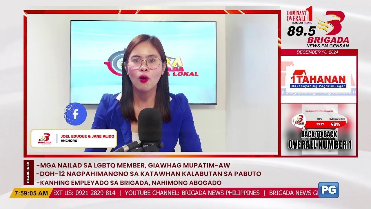 TIRA BRIGADA BALITA LOKAL | DECEMBER 18, 2024 | KAUBAN SI JOEL EDUQUE UG JANE ALIDO - YouTube