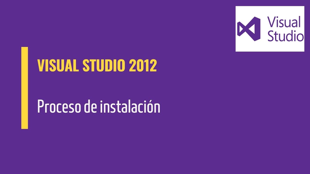Instalación Visual Studio Express 2012 - YouTube