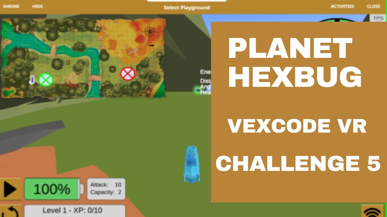 Planet Hexbug - VEXcode VR - Challenge 4 - YouTube