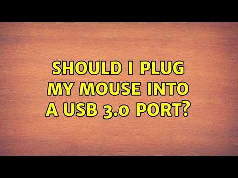Should I plug my mouse into a USB 3.0 port? (6 Solutions!!) - YouTube
