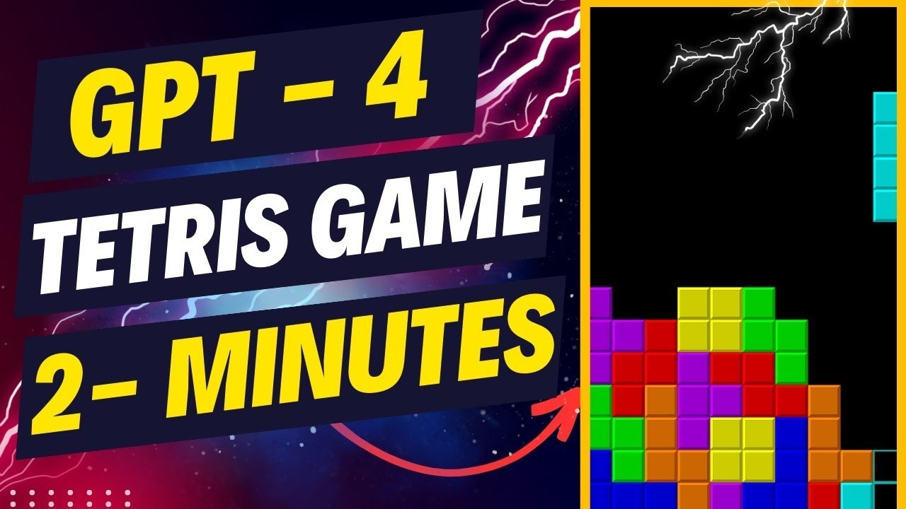 I Made Tetris Game Using Gpt4 No Coding Experience Youtube