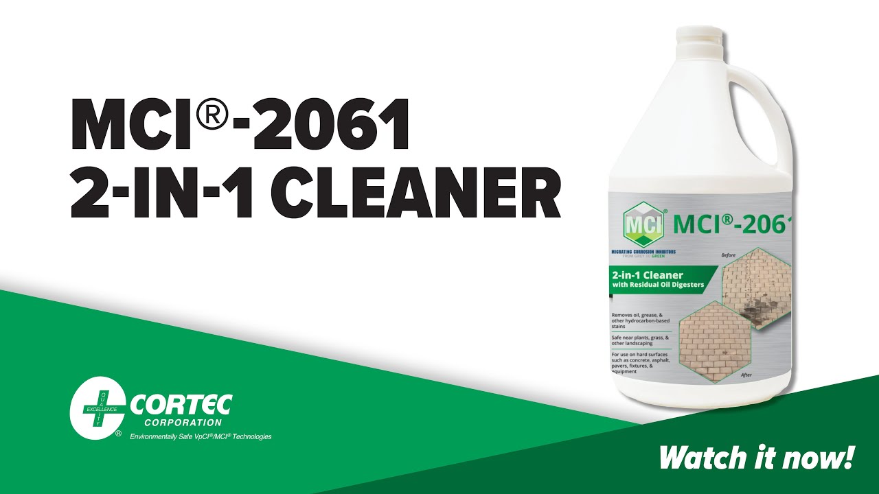 Cortec MCI-2061 - Cleaning Oil Spills - YouTube