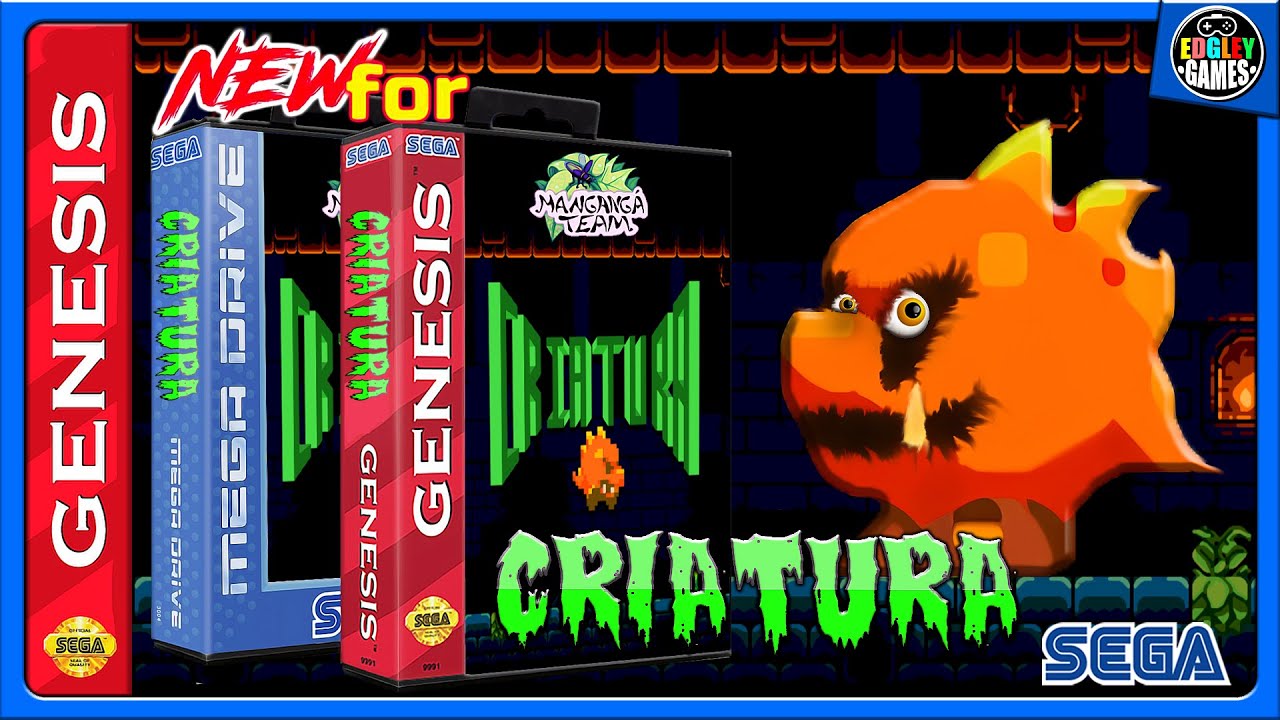 Criatura / Creature (2023) - New Game for Sega Genesis / Mega Drive ...
