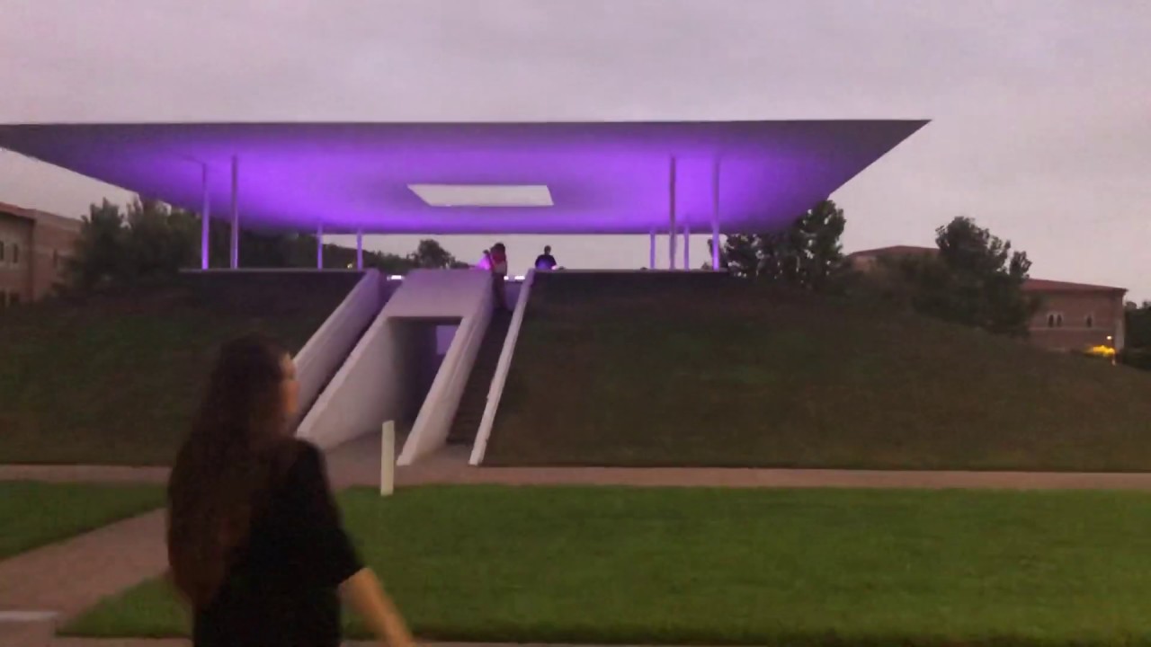 Rice University, James Turrell Skyspace, Twilight Epiphany - YouTube