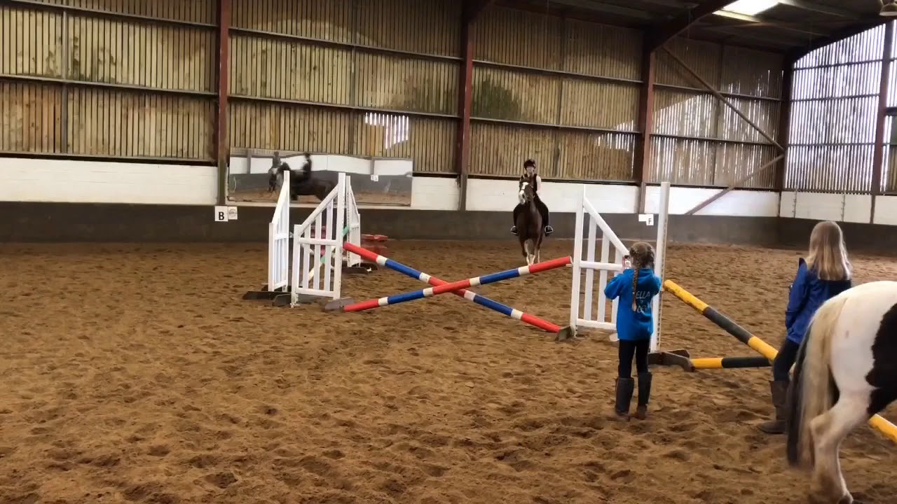 East Lodge Farm- jump lesson on Kodi - YouTube