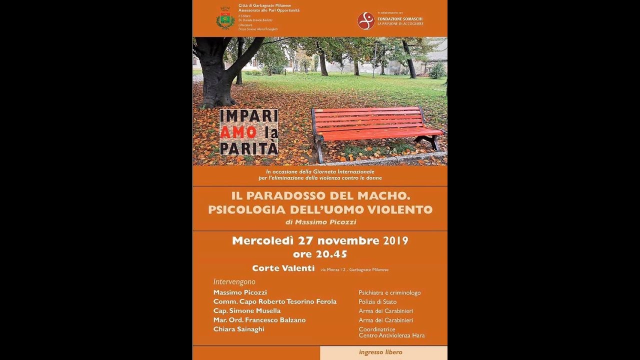 IL PARADOSSO DEL MACHO - PSICOLOGIA DELL'UOMO VIOLENTO (novembre 2019 ...
