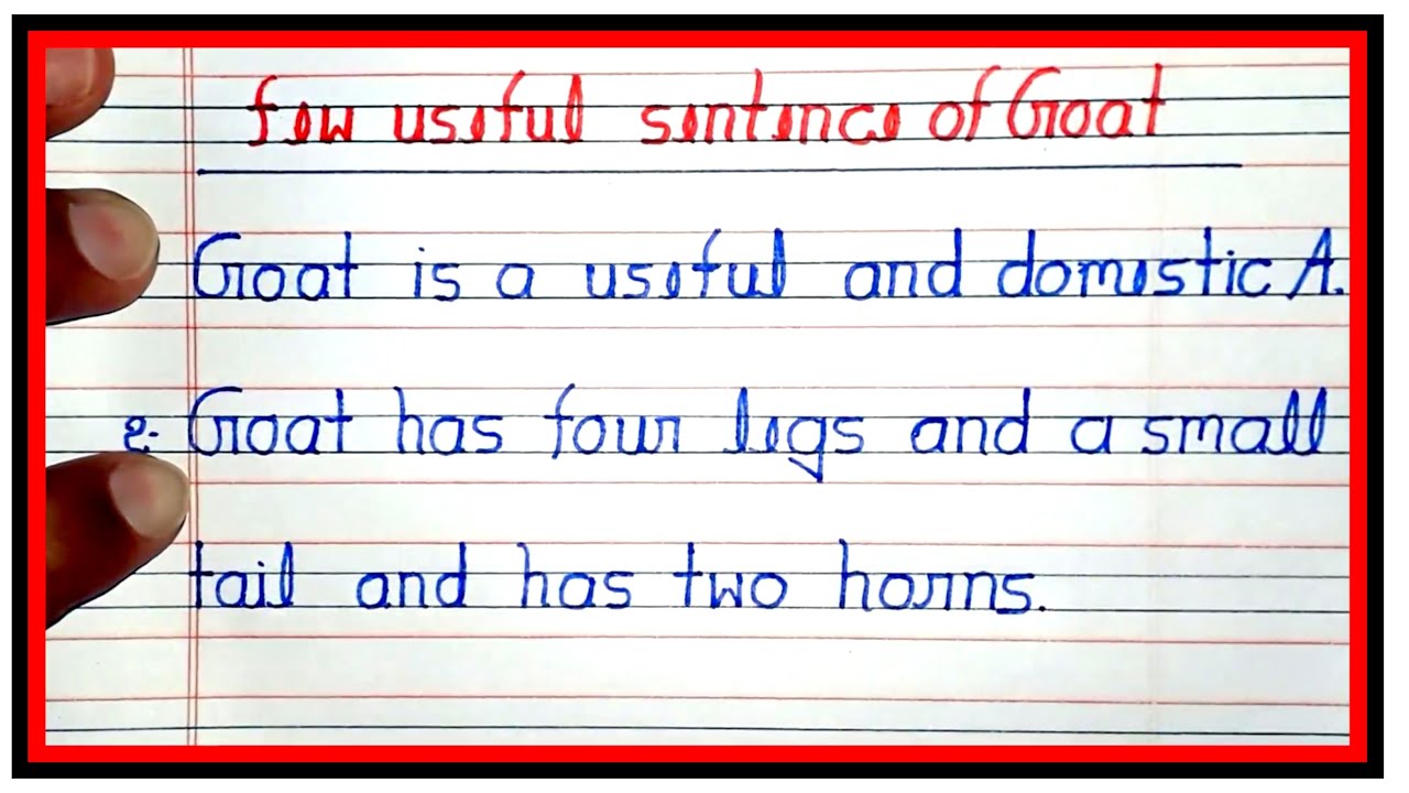 10 Lines on Goat | Few Lines on Goat | 10 Lines Essay on Goat in ...