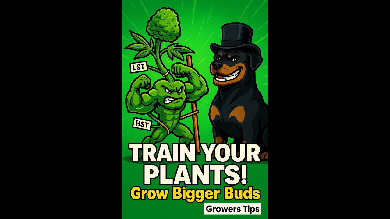 Train Your Cannabis Plants Like a Pro: LST & HST Made Easy! - YouTube