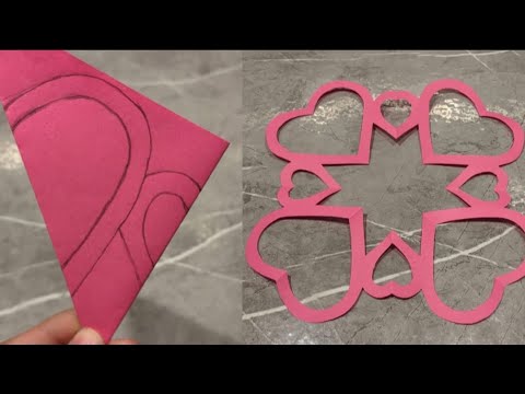 how to make a heart pattern - YouTube