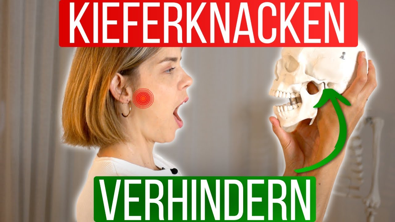 Wie du ein knackendes Kiefergelenk loswirst - YouTube