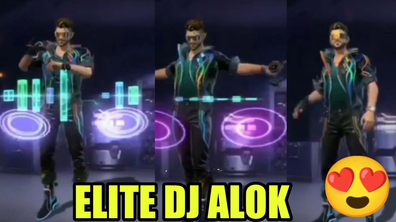 ⚡ New Elite DJ Alok Animation And Look Preview 😍 🔥 Garena Free Fire ...